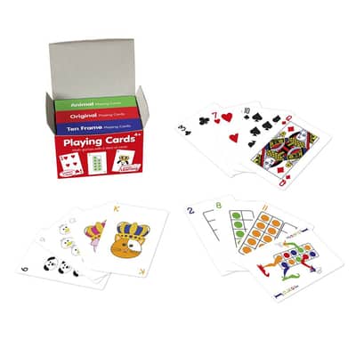 Junior Learning® Animal, Original and 10-Frame Playing Cards | Michaels
