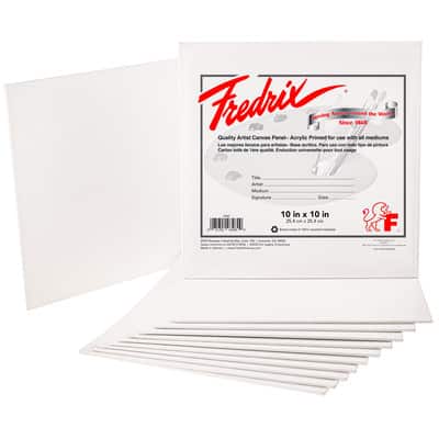 FREDRIX 12 Pack Artist Series Primed Canvas Panel | Michaels
