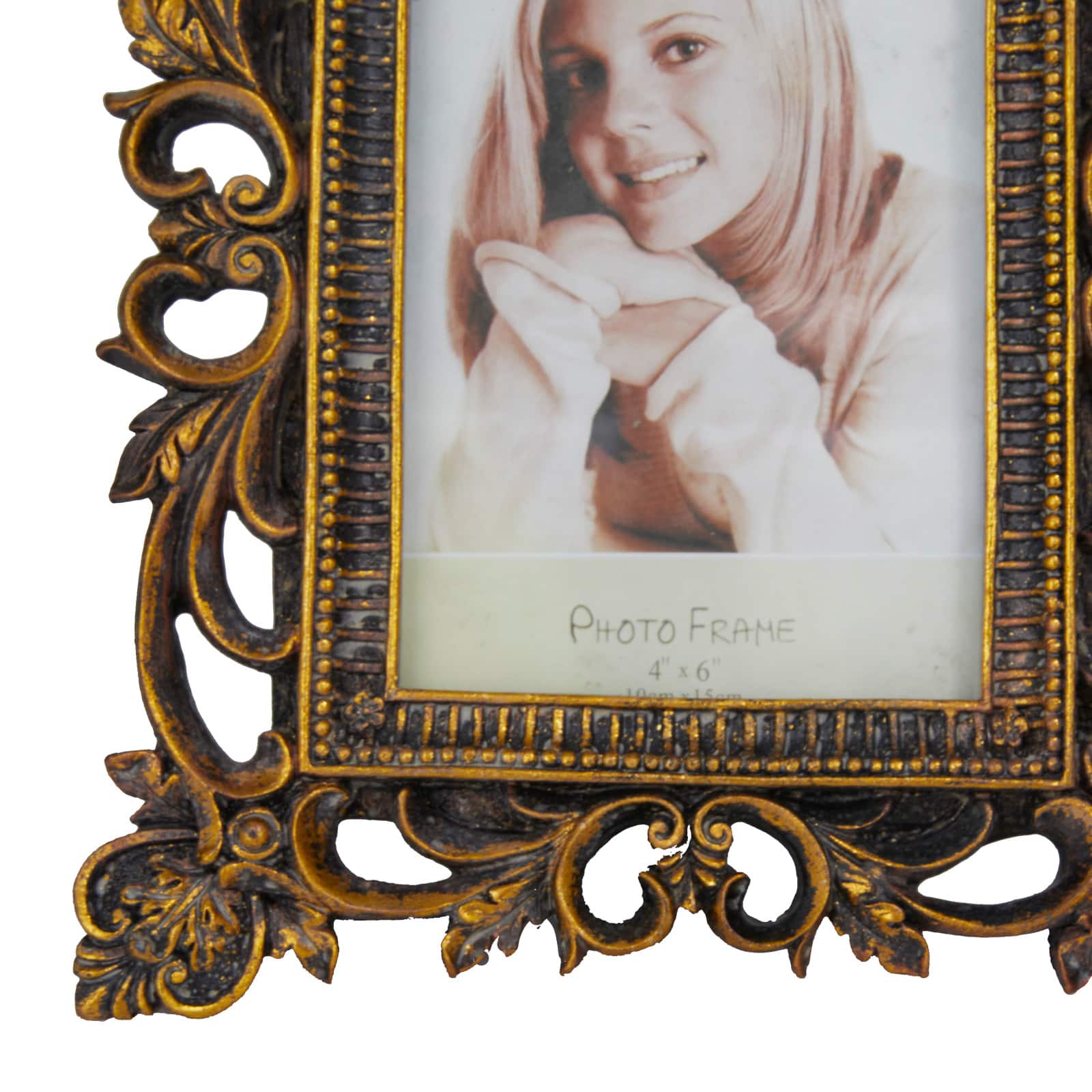 3 Pack Brass Polystone Traditional Photo Frames | Michaels