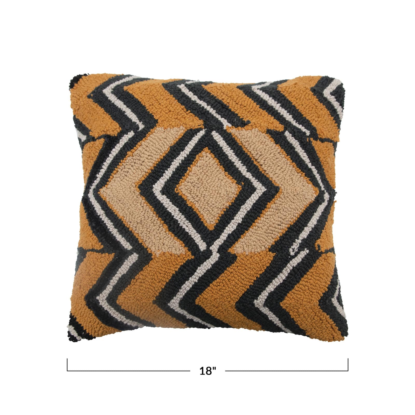 Square Cotton Punch Hook Pillow | Michaels
