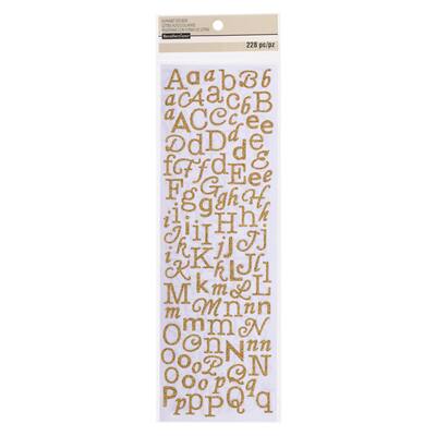12 Pack: Glitter Alphabet Stickers by Recollections™ | Michaels