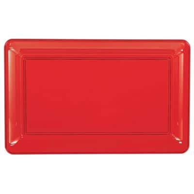 18" Plastic Rectangular Trays, 3ct. | Michaels