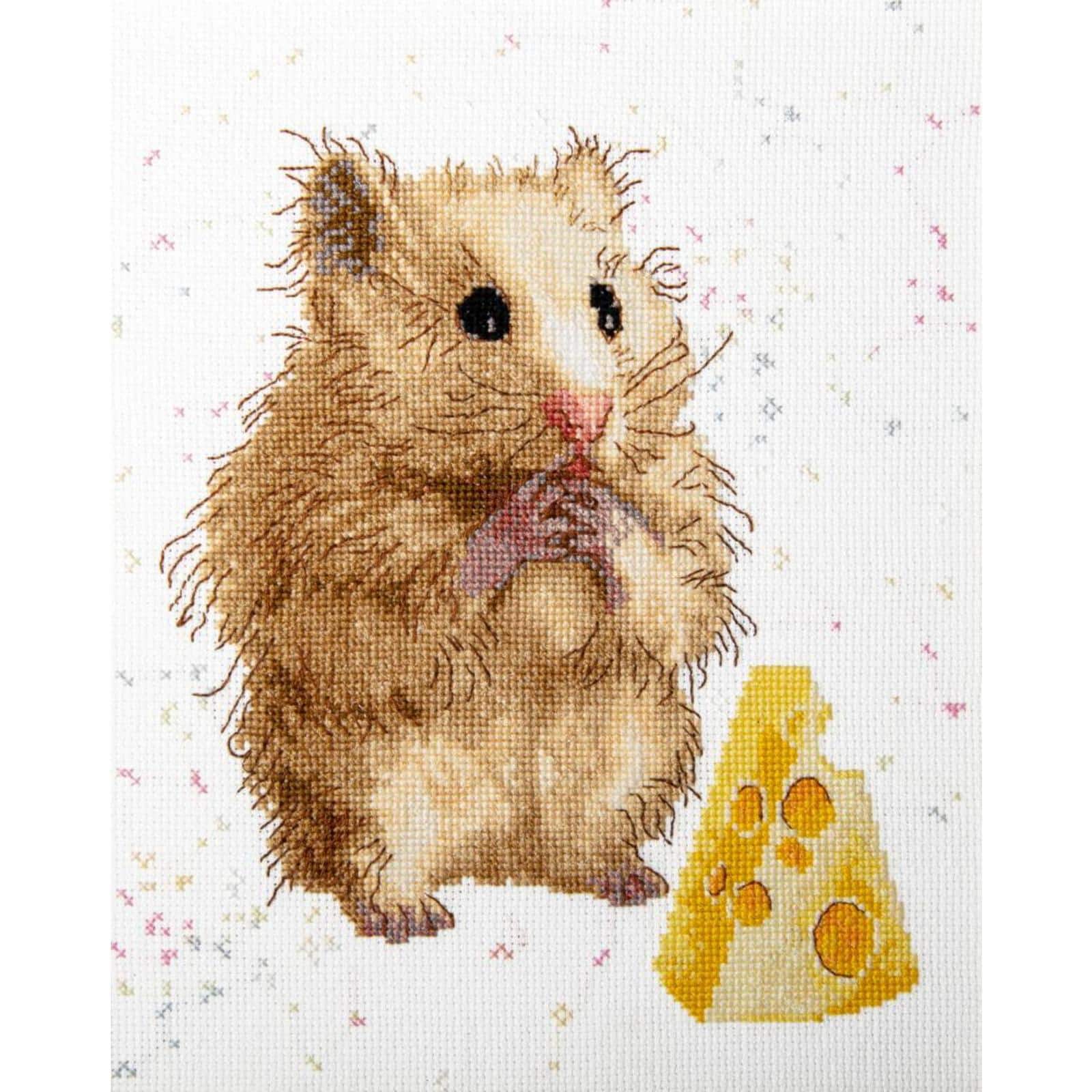 Charivna Mit Hamster Counted Cross Stitch Kit | Michaels