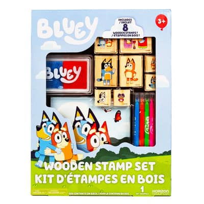 Bluey Wooden Stamp Set | Michaels