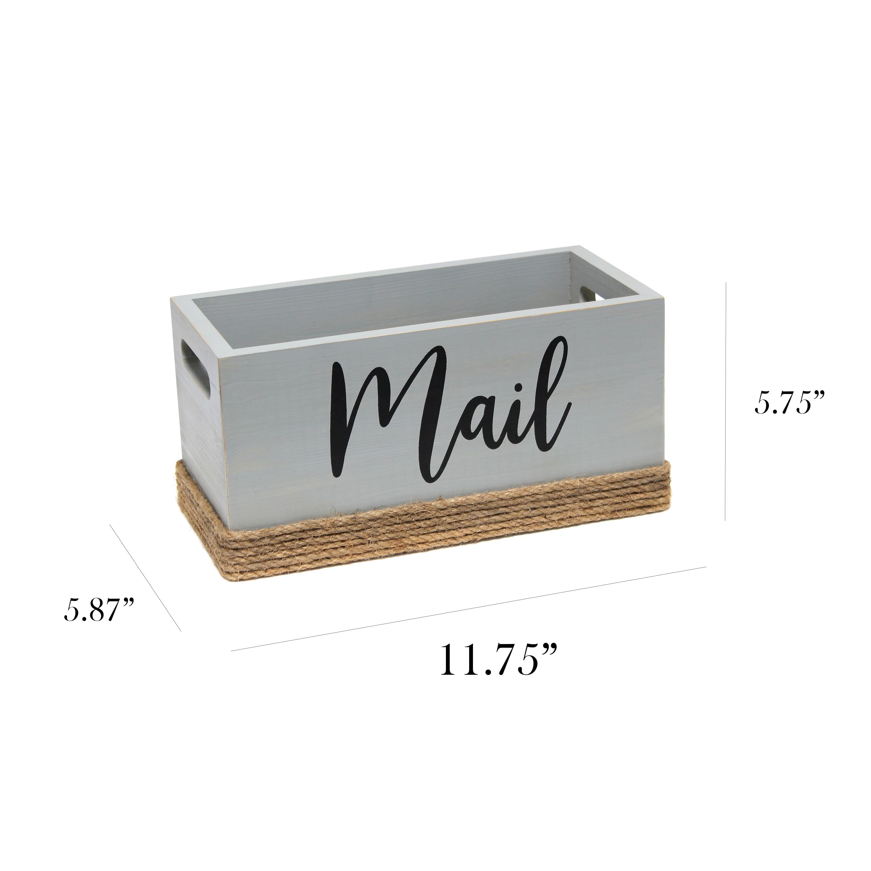Elegant Designs Mail Script Mail Holder with Handles | Michaels