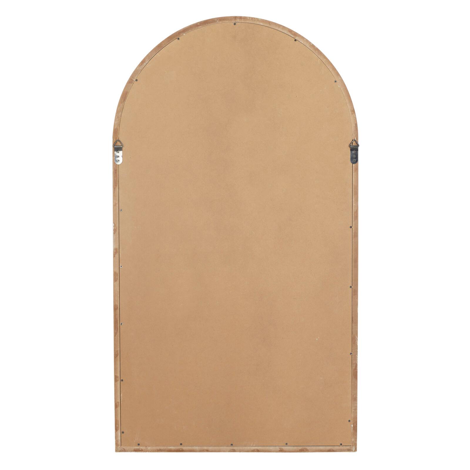 46" White Vintage Wood Wall Mirror | Michaels