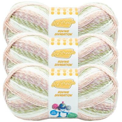 3 Pack Lion Brand® Ice Cream® Roving Yarn | Michaels