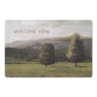 Welcome Home Landscape 27" x 18" Floor Mat | Michaels