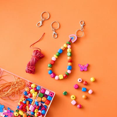 Beaded Keychain | Projects | Michaels