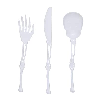 Skeleton Bones Cutlery Set by Celebrate It™ | Michaels