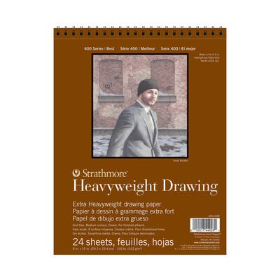 Strathmore® 400 Series Heavyweight Drawing Paper Pad, Size: 8" x 10 ...