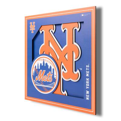 MLB 3D Logo Series Wall Art, Color: New York Mets | Michaels