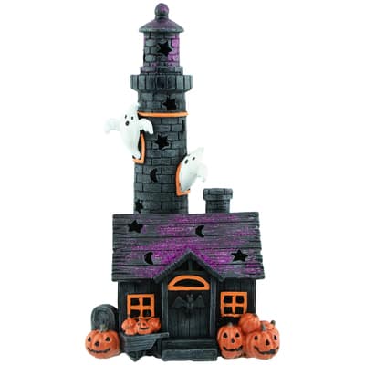 12" LED Lighted Haunted House Halloween Decoration | Michaels