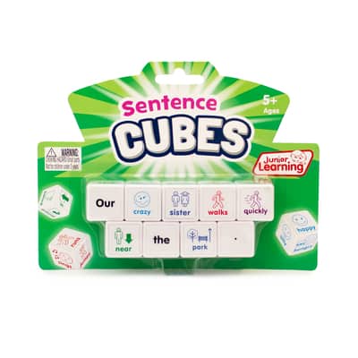 Junior Learning® Sentences Cubes Educational Set | Michaels