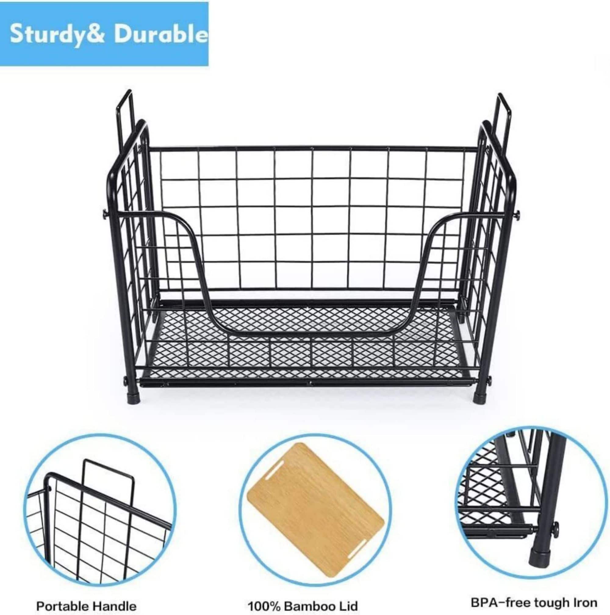 NEX™ 14" Organizer Bin with Bamboo Lid | Michaels