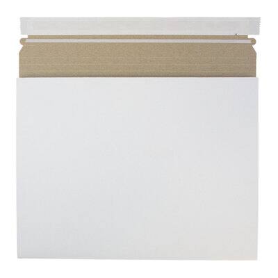 JAM Paper White Expandable Photo Mailer Peel & Seal Closure Envelopes ...