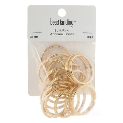 32mm Split Rings, 20ct. by Bead Landing™ | Michaels
