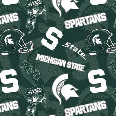 NCAA Michigan State University Spartans Cotton Fabric | Michaels
