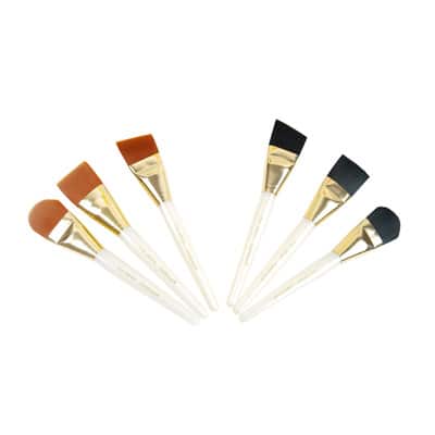 Multi-Purpose 6 Piece Synthetic Extra-Large Brush Set by Craft Smart ...