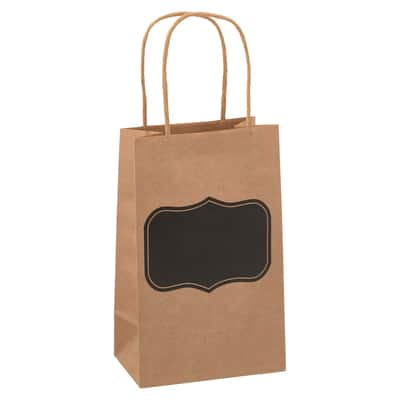 8.5" Black Label Paper Bag Value Pack by Celebrate It™ | Michaels
