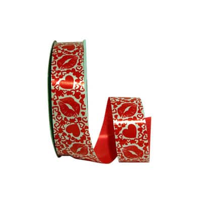 JAM Paper 1.375" x 110yd. Plastic Kiss Ribbon | Michaels