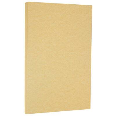 JAM Paper Antique Gold 8.5" x 14" Legal Parchment Cardstock, 50 Sheets ...