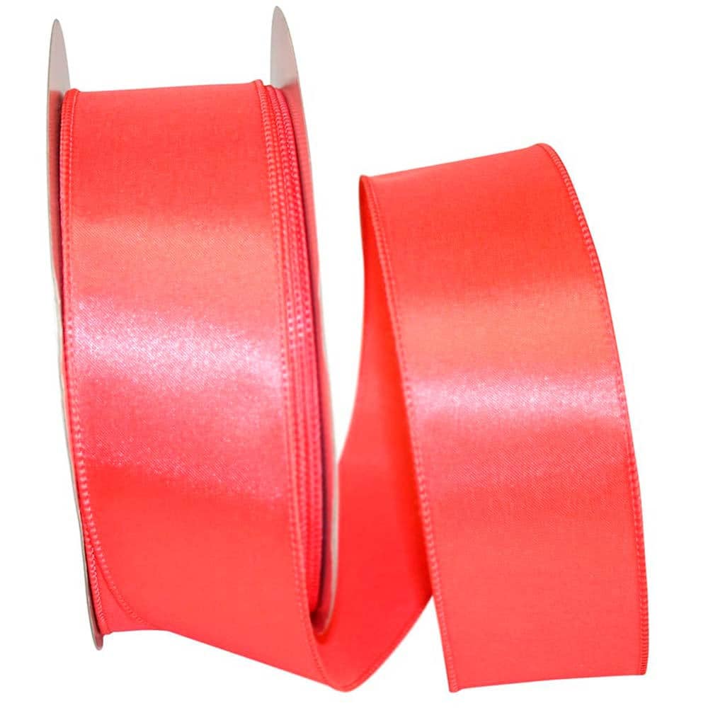 JAM Paper 2.5" x 50yd. Wired Satin Ribbon | Michaels