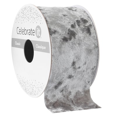2" x 3yd. Wrinkled Velvet Ribbon by Celebrate It™ Classic | Michaels