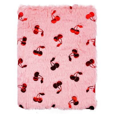 6" x 8" Cherry Faux Fur Journal by Creatology™ | Michaels