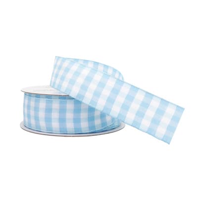 7/8" x 5yd. Gingham Ribbon by Celebrate It™ | Michaels