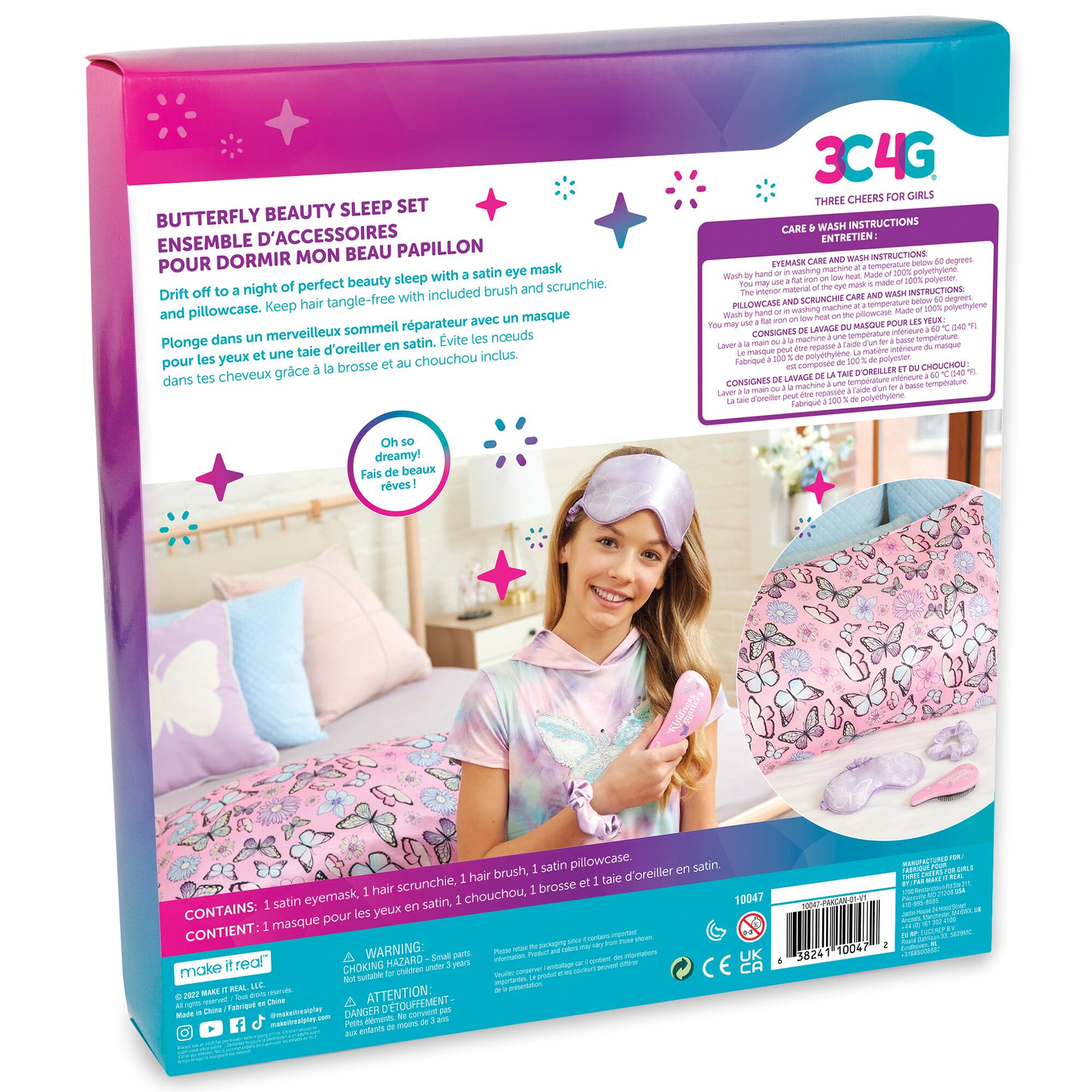 Make It Real 3C4G Butterfly Beauty Sleep Set | Michaels