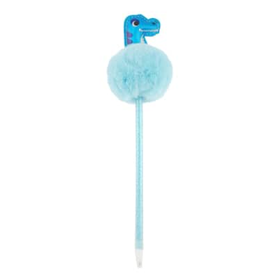 Blue Dino Pom Pom Novelty Pen by Creatology™ | Michaels