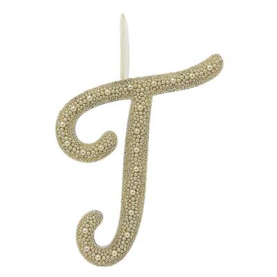 13.75" Gold Pearl Script Letter Wall Décor by Ashland® | Michaels