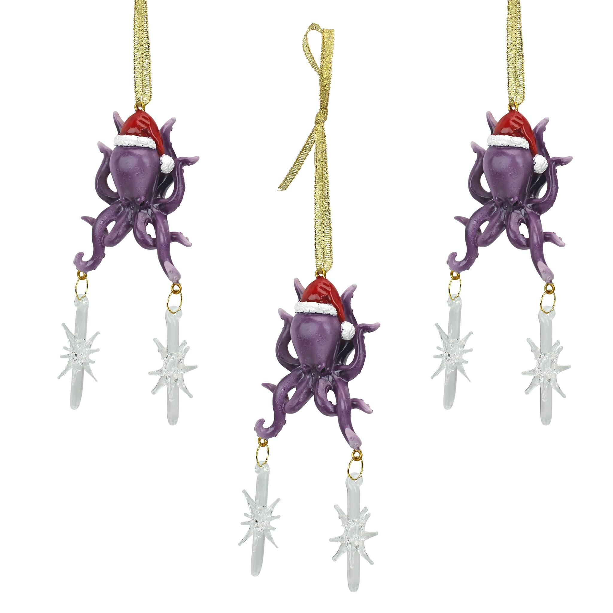 Design Toscano 3ct. Tenacious Tentacles Octopus Ornaments | Michaels
