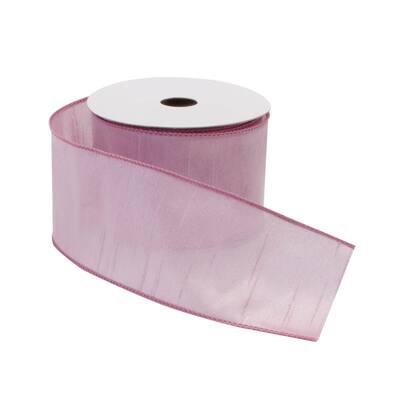 2.5" x 10yd. Blush Pink Wired Ribbon, 2ct. | Michaels