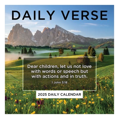 TF Publishing 2025 Daily Verse Daily Desktop Calendar | Michaels