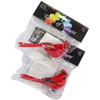 JAM Paper Red Male Cardinal Floral Accessories, 3ct. | Michaels