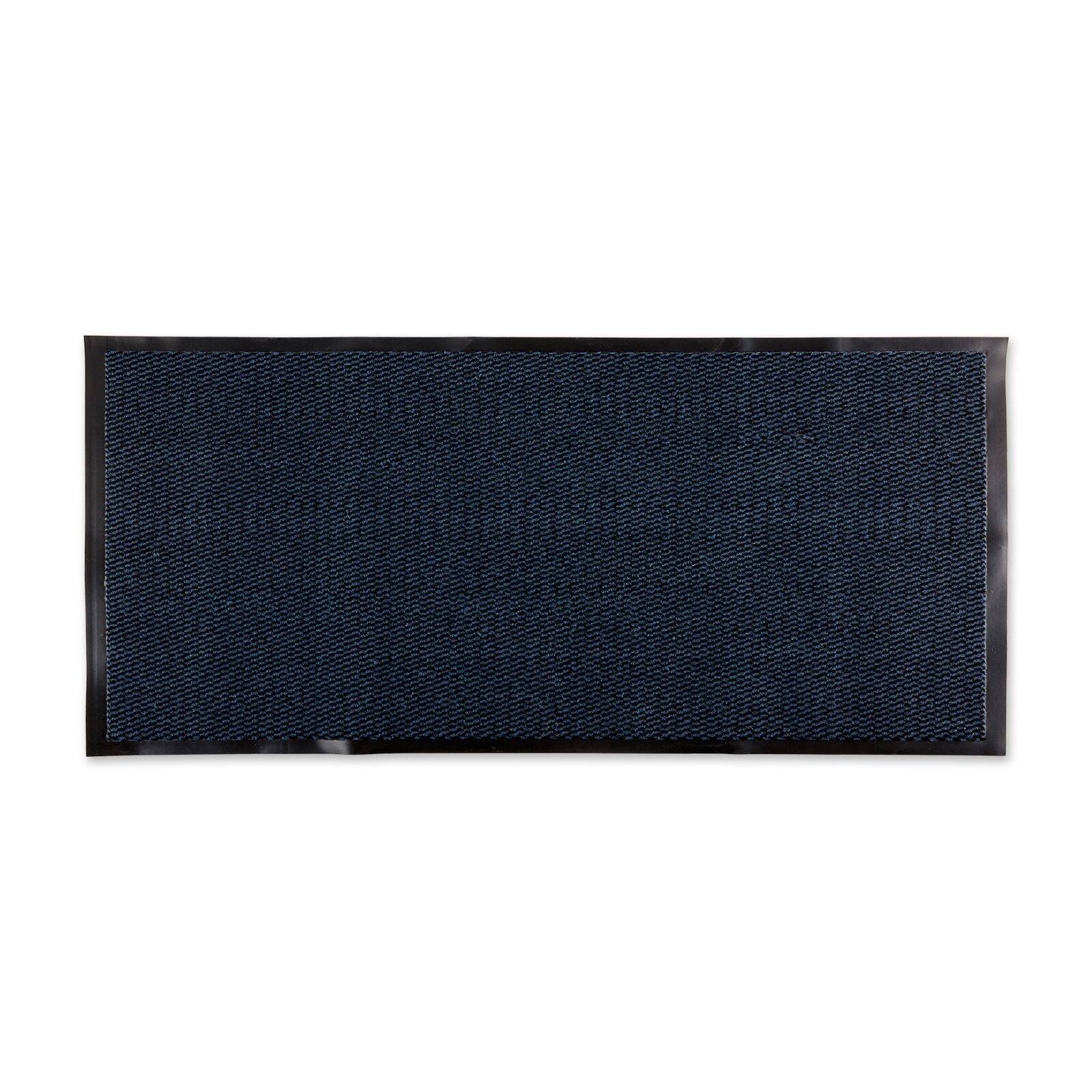DII® Blue & Black Walk Off Utility Runner Doormat, 22" x 60" | Michaels