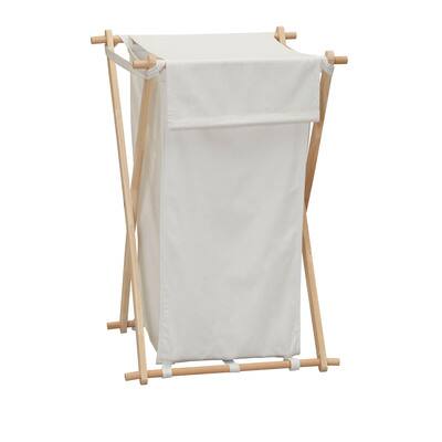 Household Essentials X-Frame Laundry Hamper, Color: White | Michaels