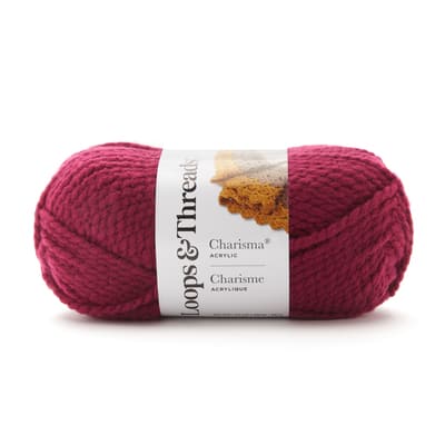 Charisma® Yarn by Loops & Threads®, Color: Boysenberry | Michaels