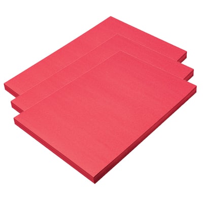 SunWorks® 12" x 18" Holiday Red Construction Paper, 3 Packs of 100 ...