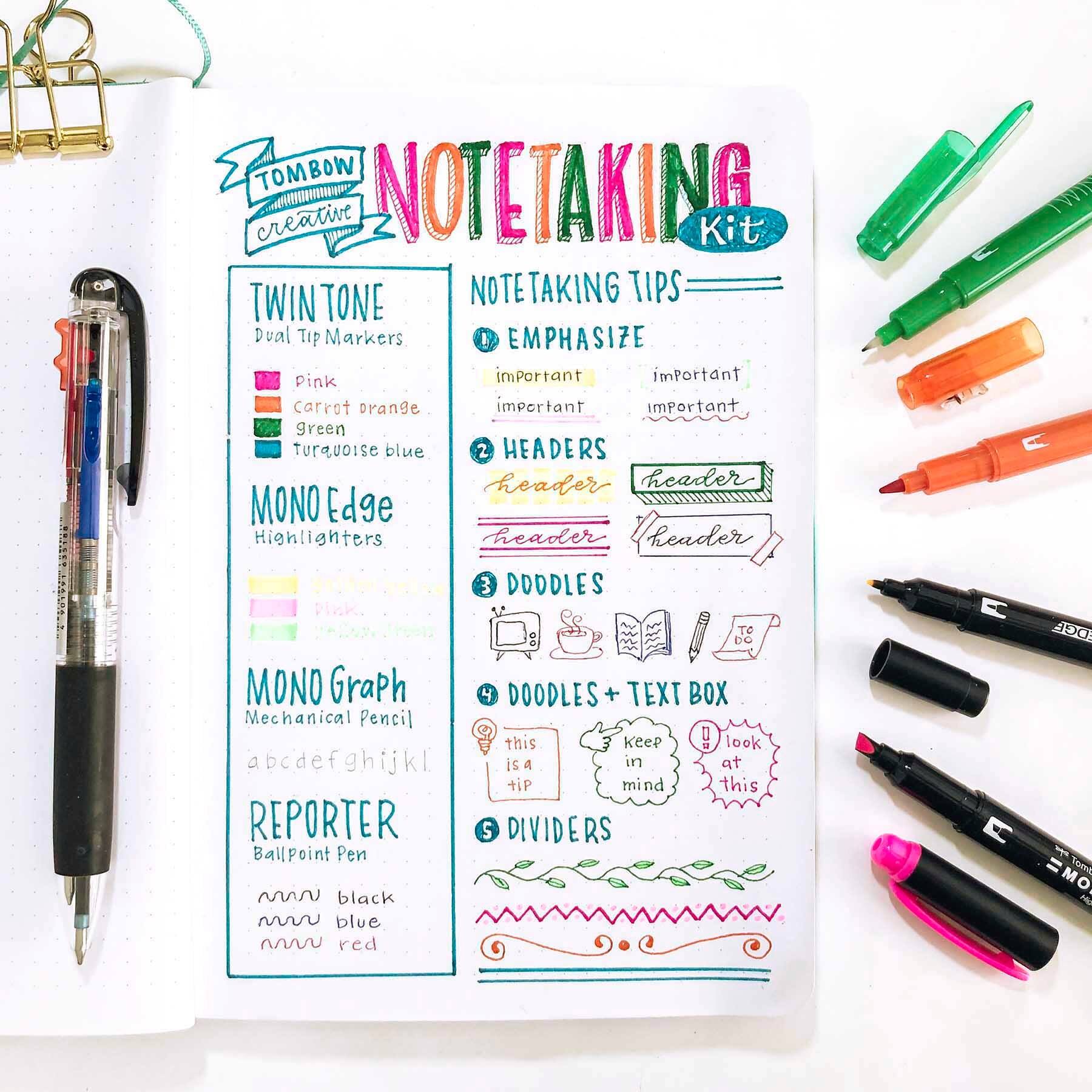 Tombow Creative Notetaking Kit | Michaels