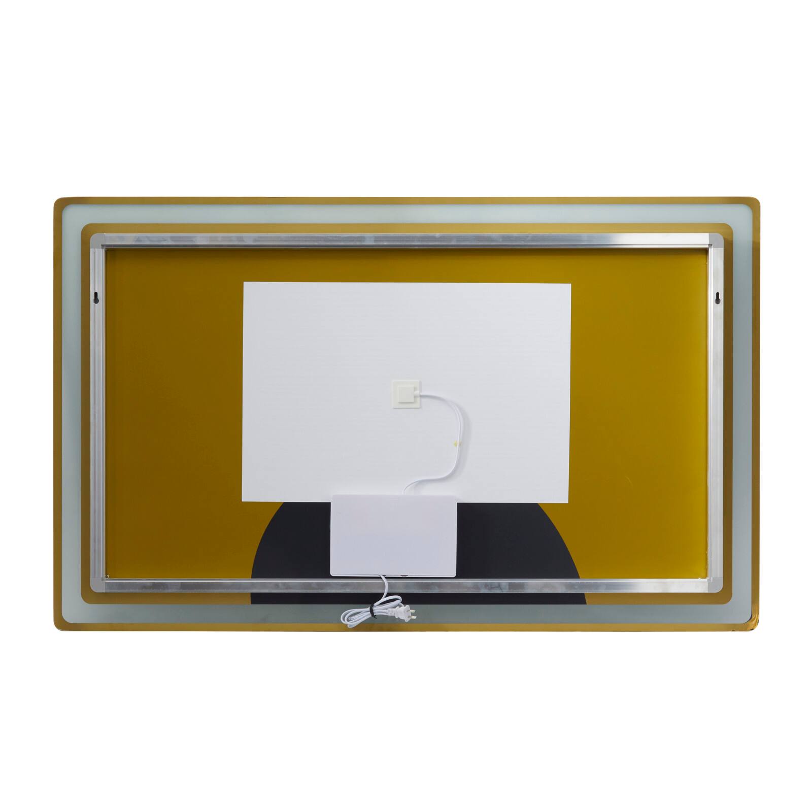 Clear Glass Modern Anti Fog Mirror, 51" x 1" x 32" | Michaels