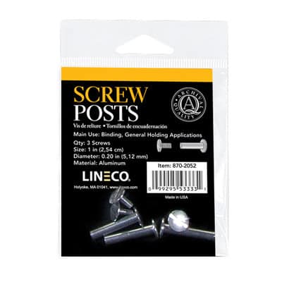 Lineco® 1" Bookbinding Posts & Extensions, 3ct. | Michaels