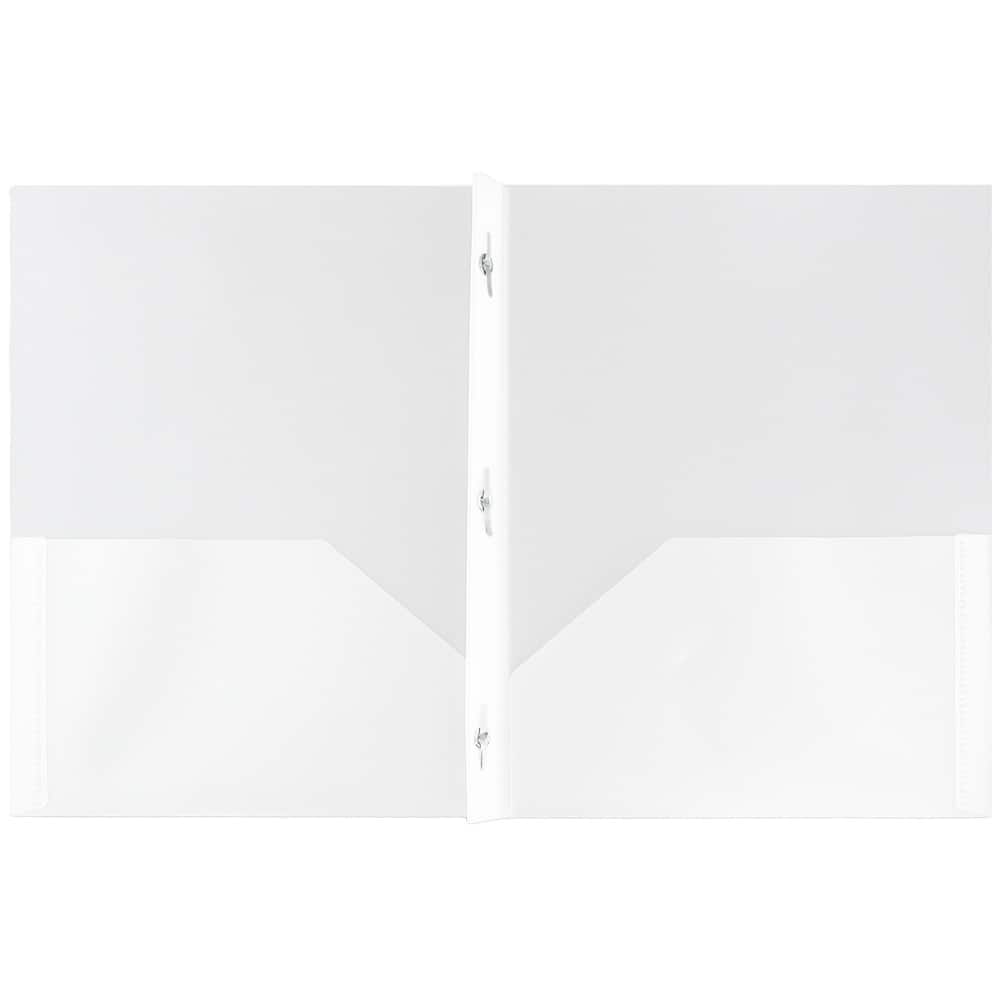 JAM Paper 9.5" x 11" Plastic 2 Pocket School POP Folders with Clasps ...