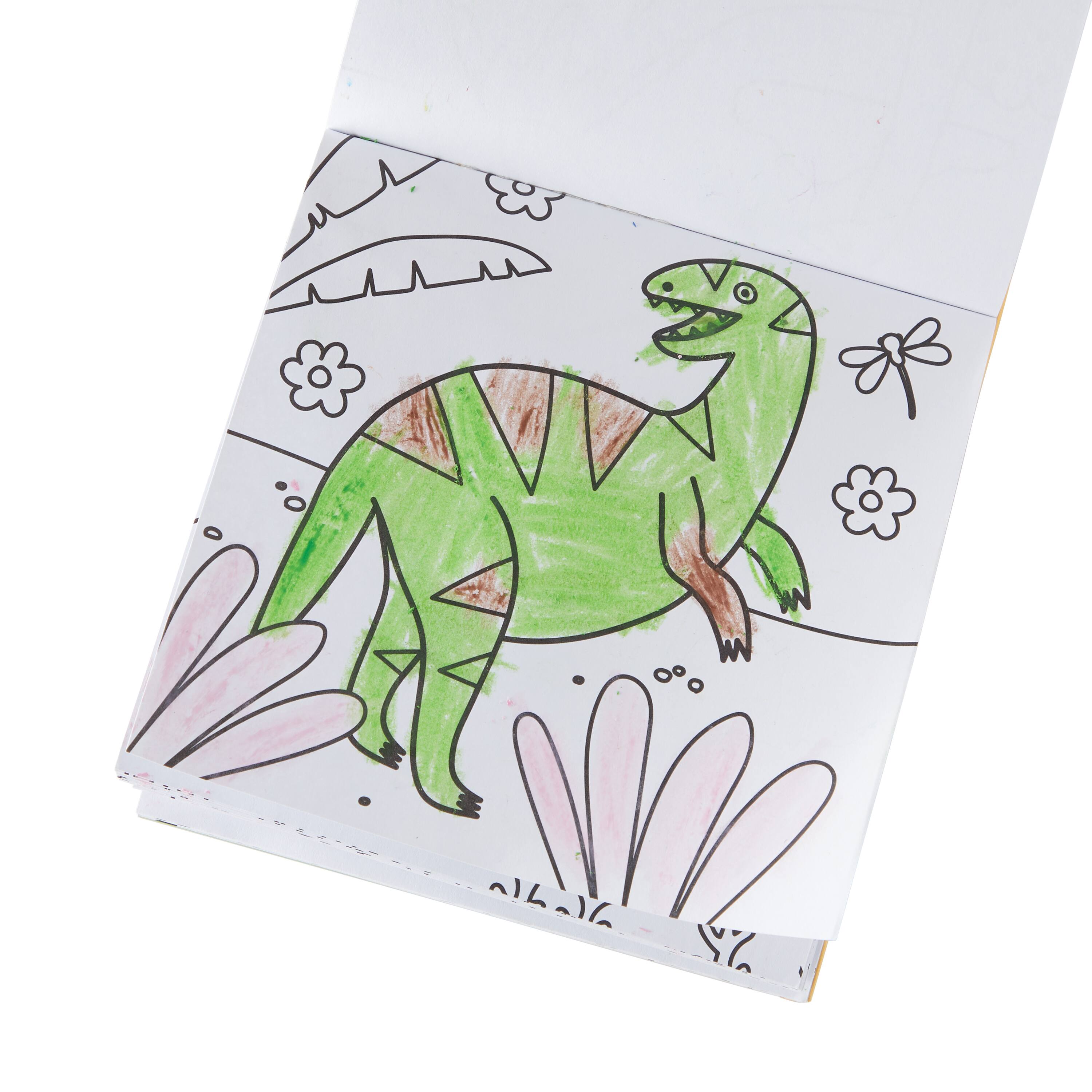 OOLY Dinoland Carry Along Crayon & Coloring Book Kit, 10ct. | Michaels