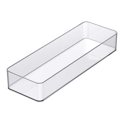 12" x 4" Clear Stacking Storage Tray by Simply Tidy™ | Michaels