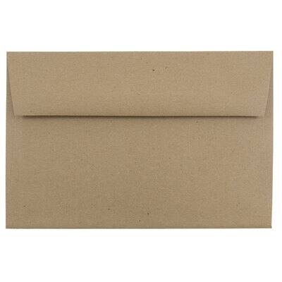 JAM Paper 6" x 9" Brown Kraft Premium Invitation Envelopes | Michaels