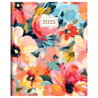 TF Publishing 2025 Impressionistic Flowers Large Monthly Planner | Michaels