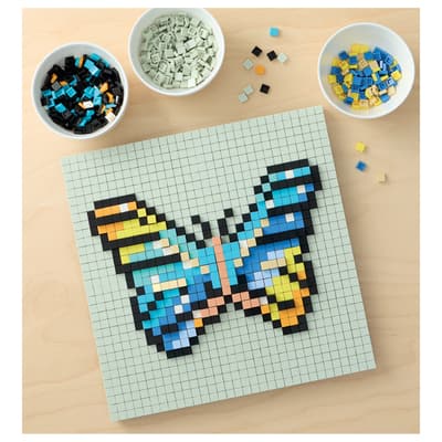 10" x 10" Butterfly Pixelated Brick Art Kit by Make Market® | Michaels